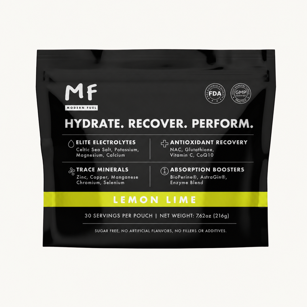 Modern Fuel Hydration – Electrolytes, Glutathione & NAC Formula