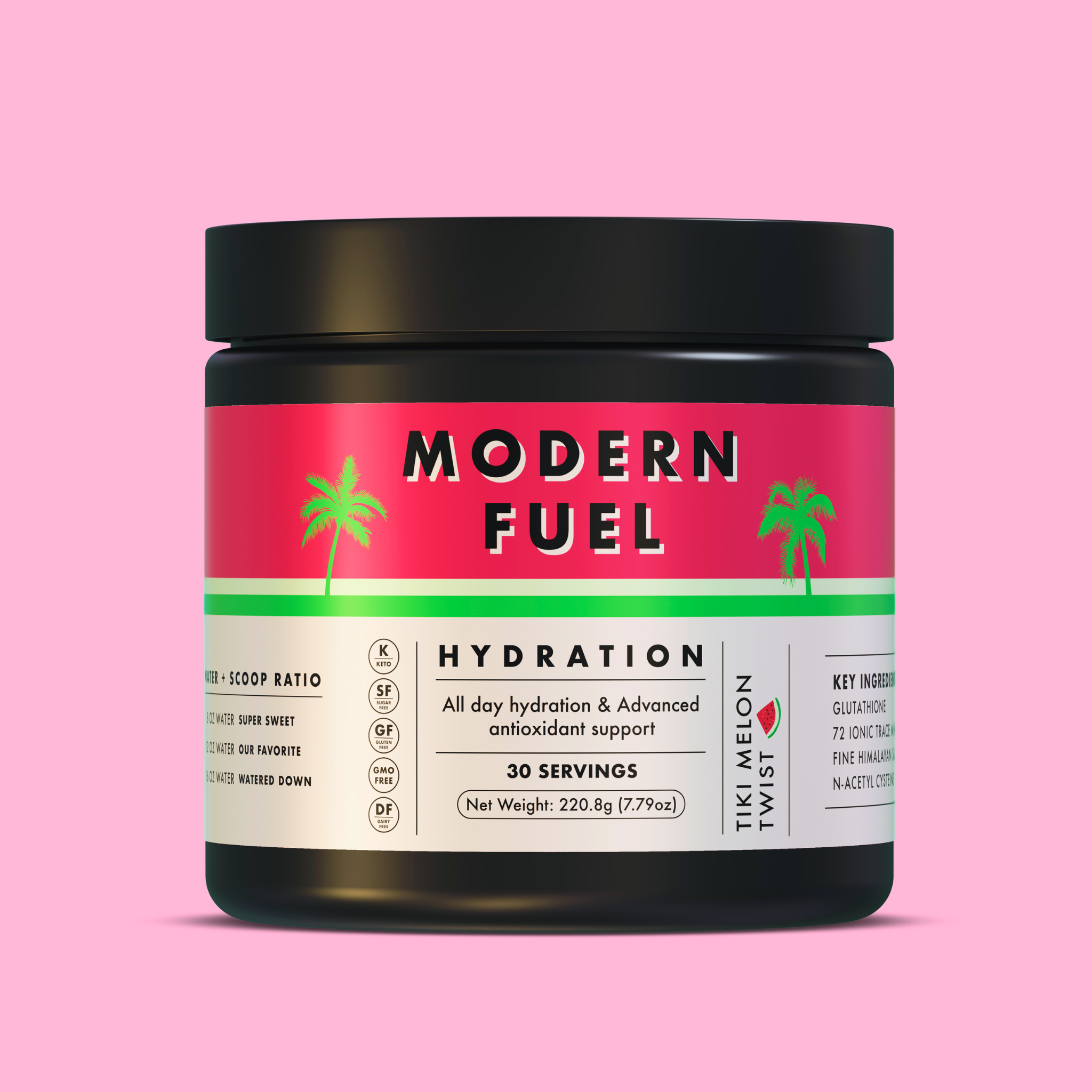 Modern Fuel Hydration – Electrolytes, Glutathione & NAC Formula