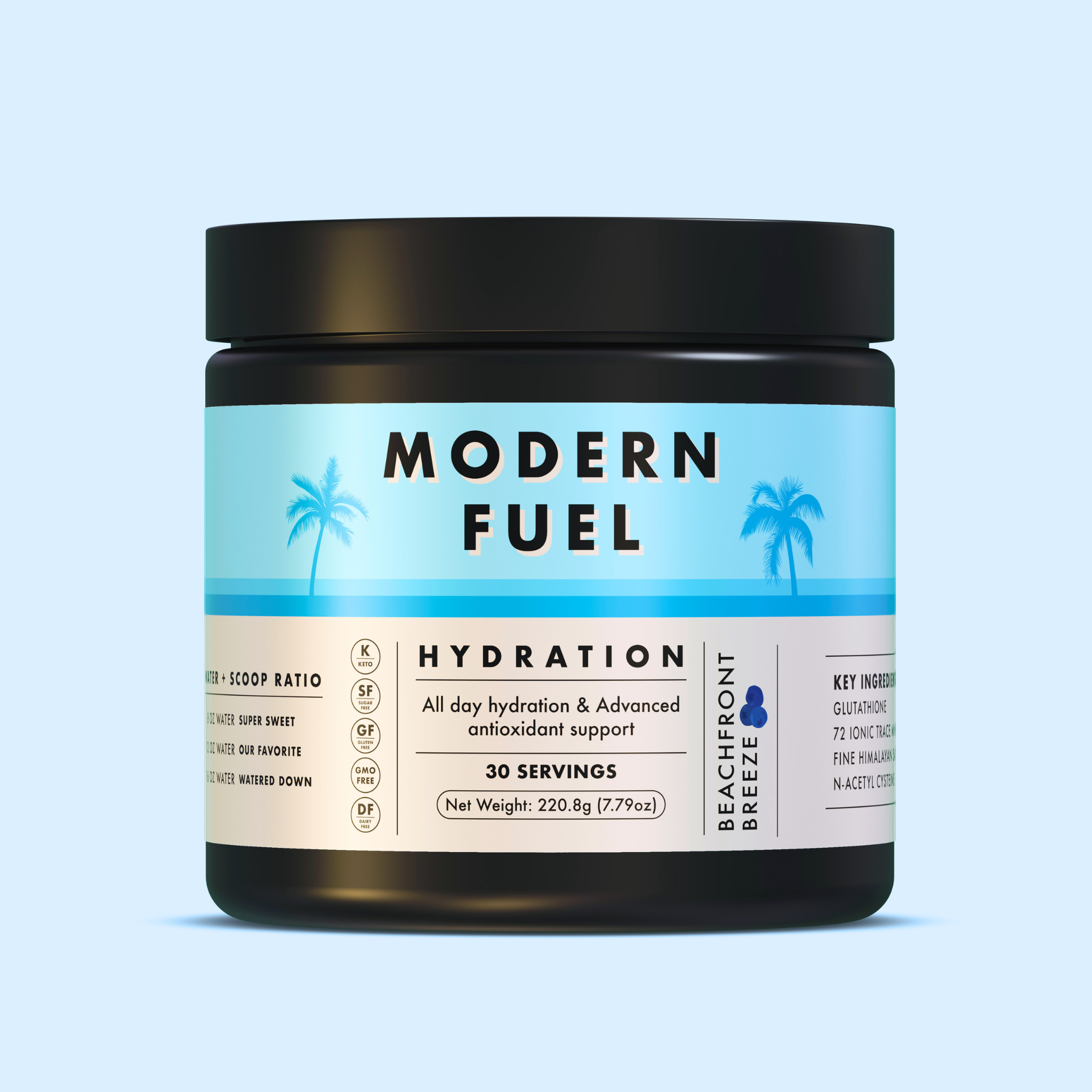 Modern Fuel Hydration – Electrolytes, Glutathione & NAC Formula